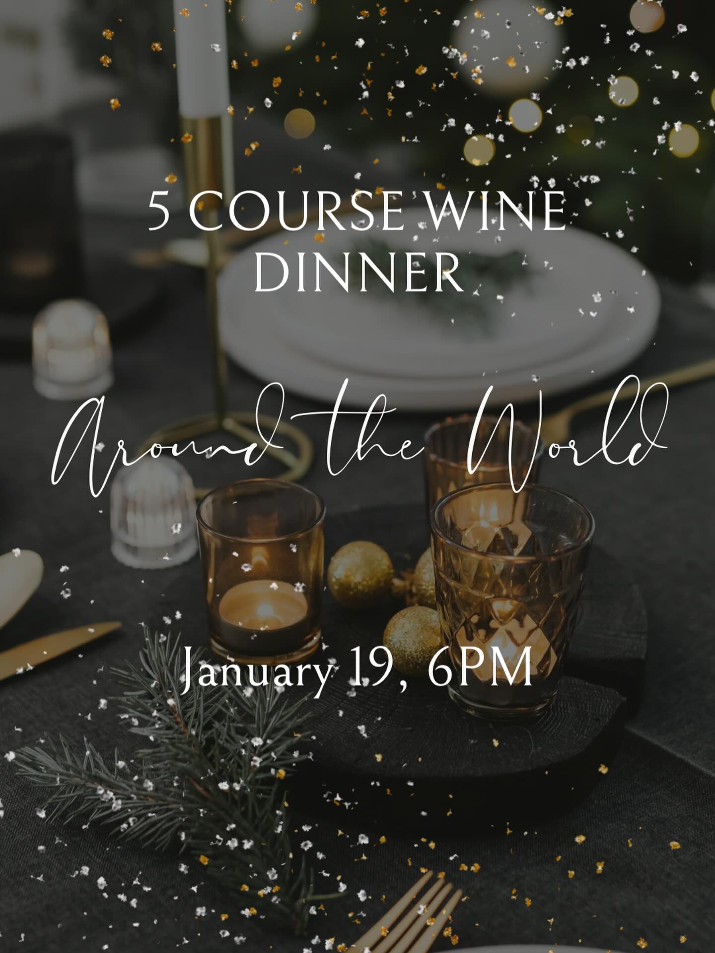 Around the World in Five Courses | Wine Down on Market